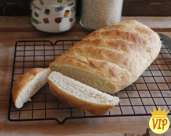 Receta de pan de arroz cocido